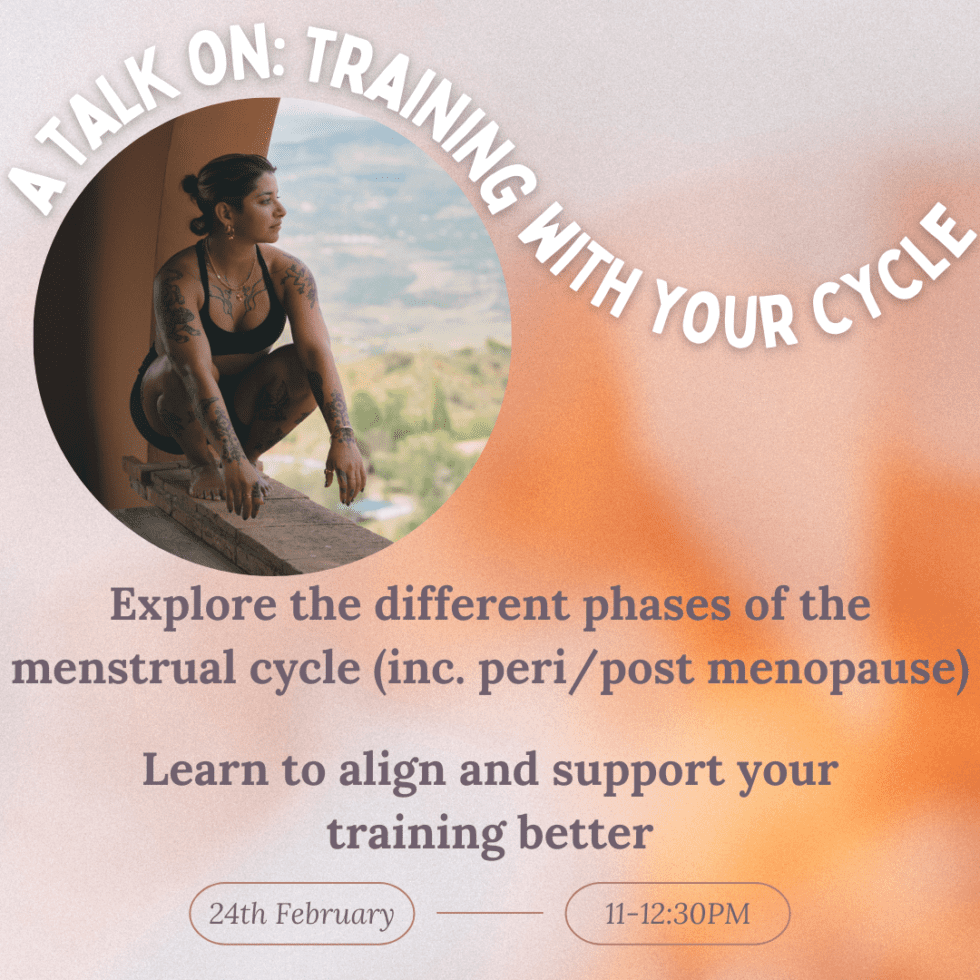 A Talk On: Training with your menstrual cycle • Energy for Life Fitness ...