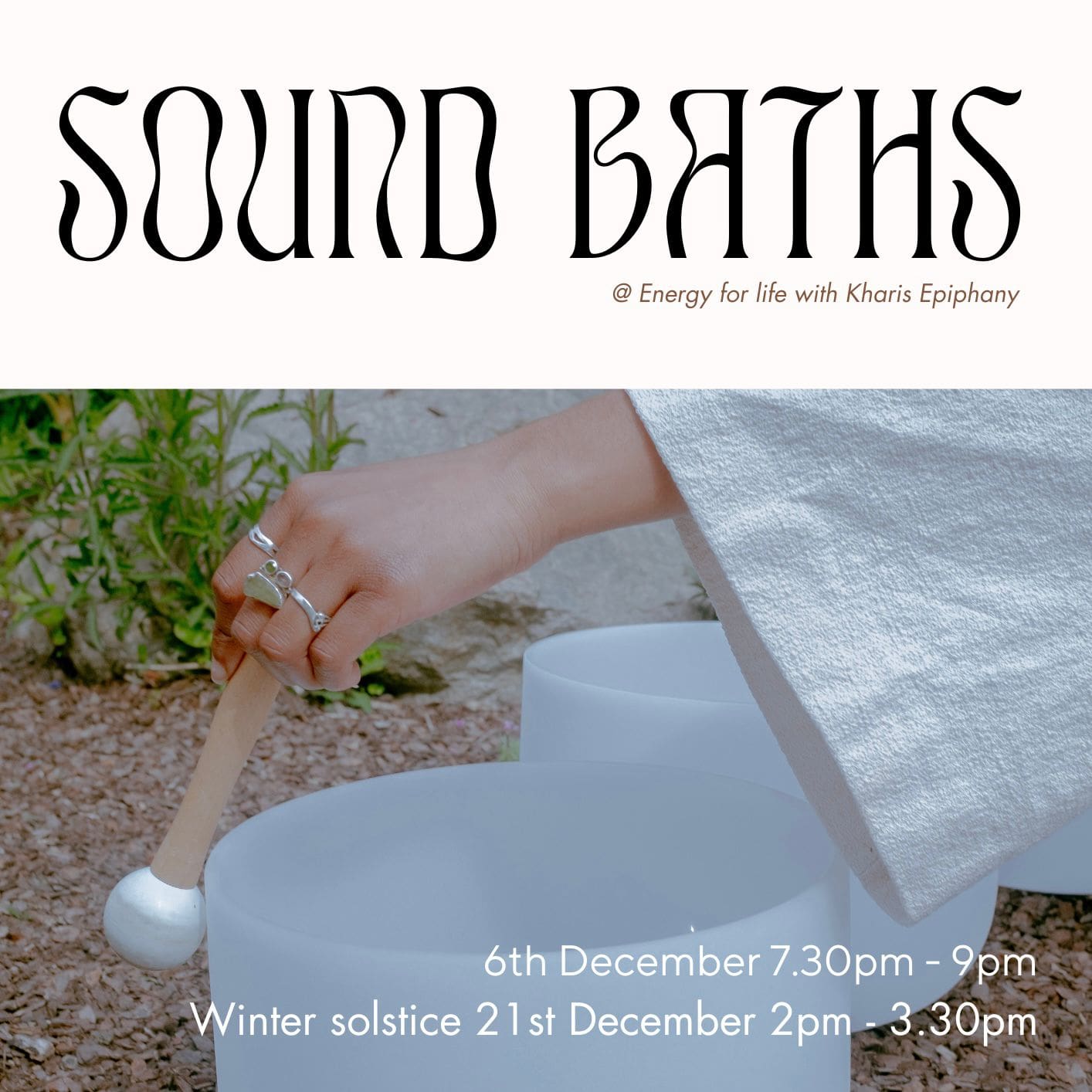 Crystal Bowl Sound Bath • Energy for Life Fitness